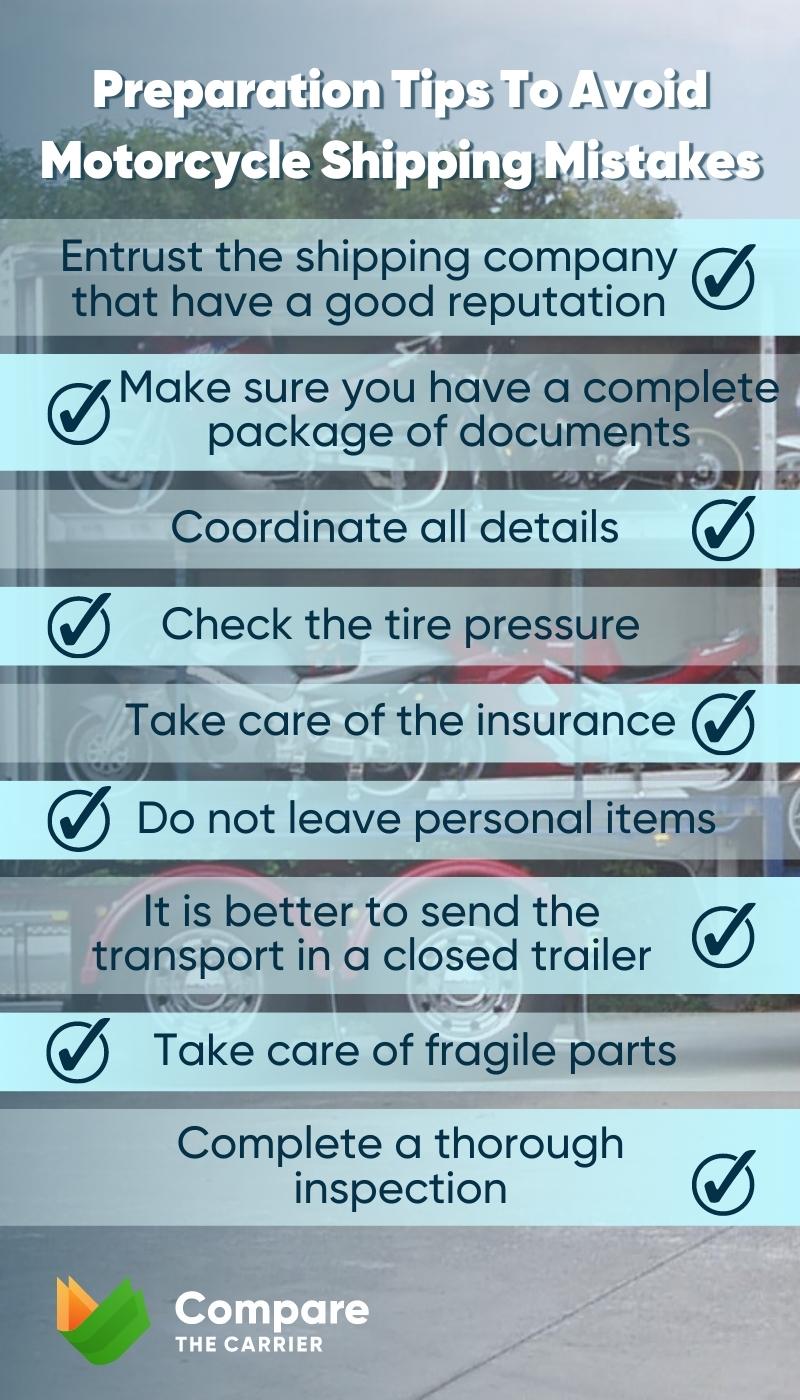 Common Mistakes When Shipping Motorcycle [2026] Check Now