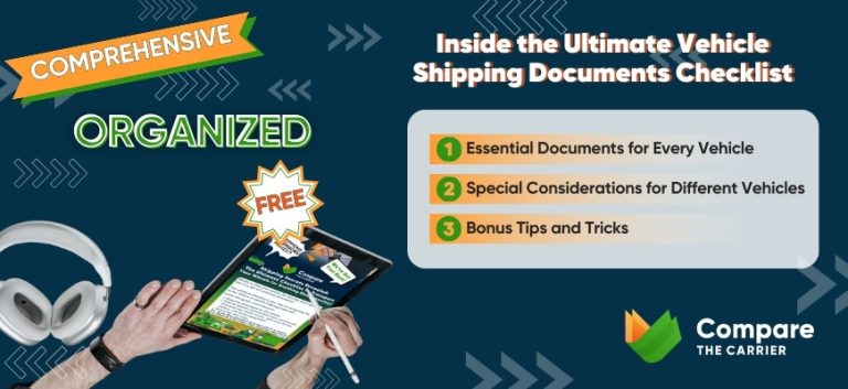 Download Free Vehicle Shipping Document Checklist [2025 UPD]