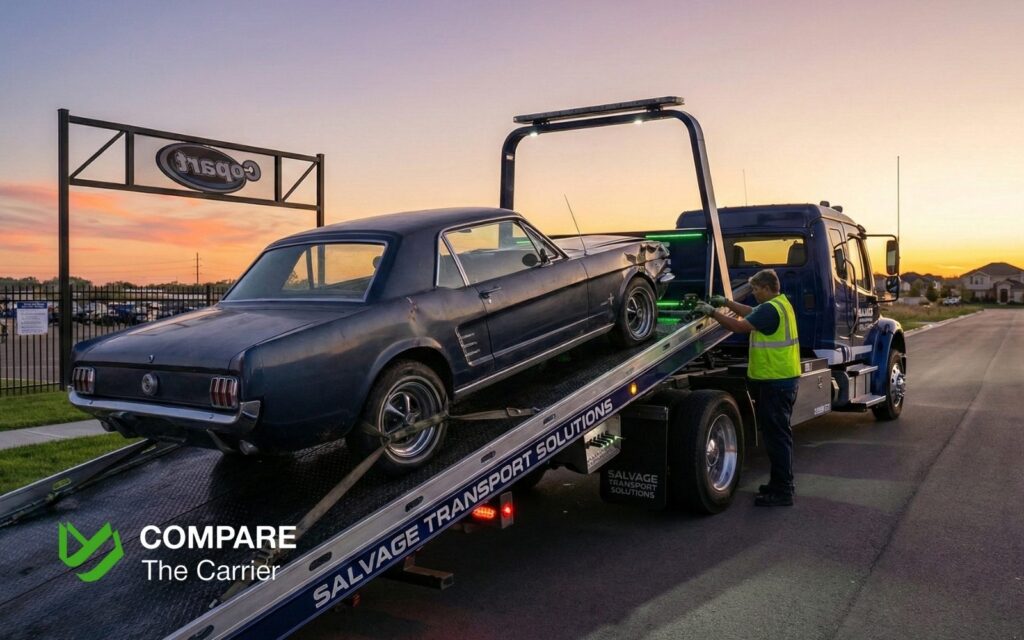 Salvage Car Shipping Guide 2026: Costs & Safe Transport