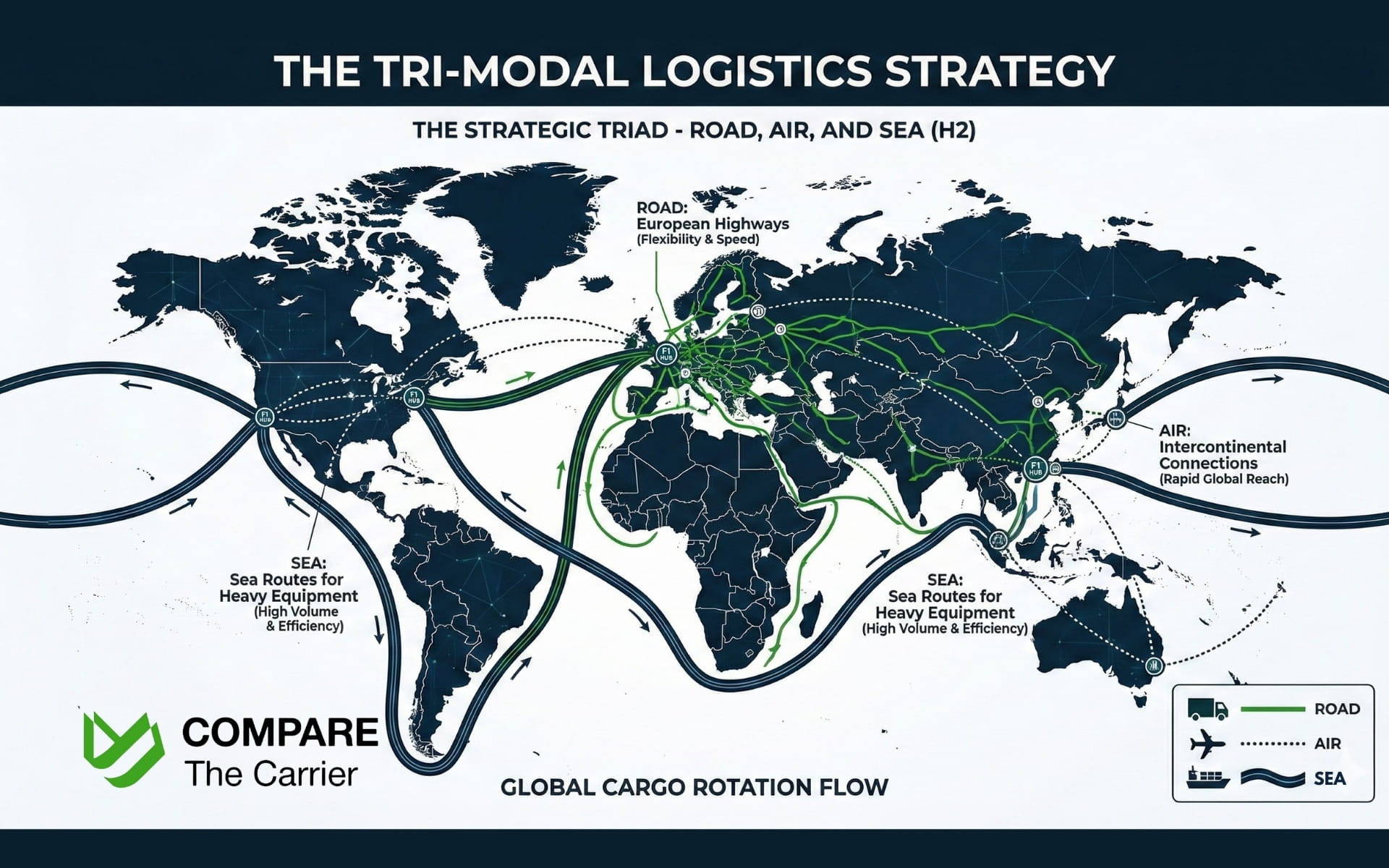 How Formula 1 Teams Transport Cars Around The World